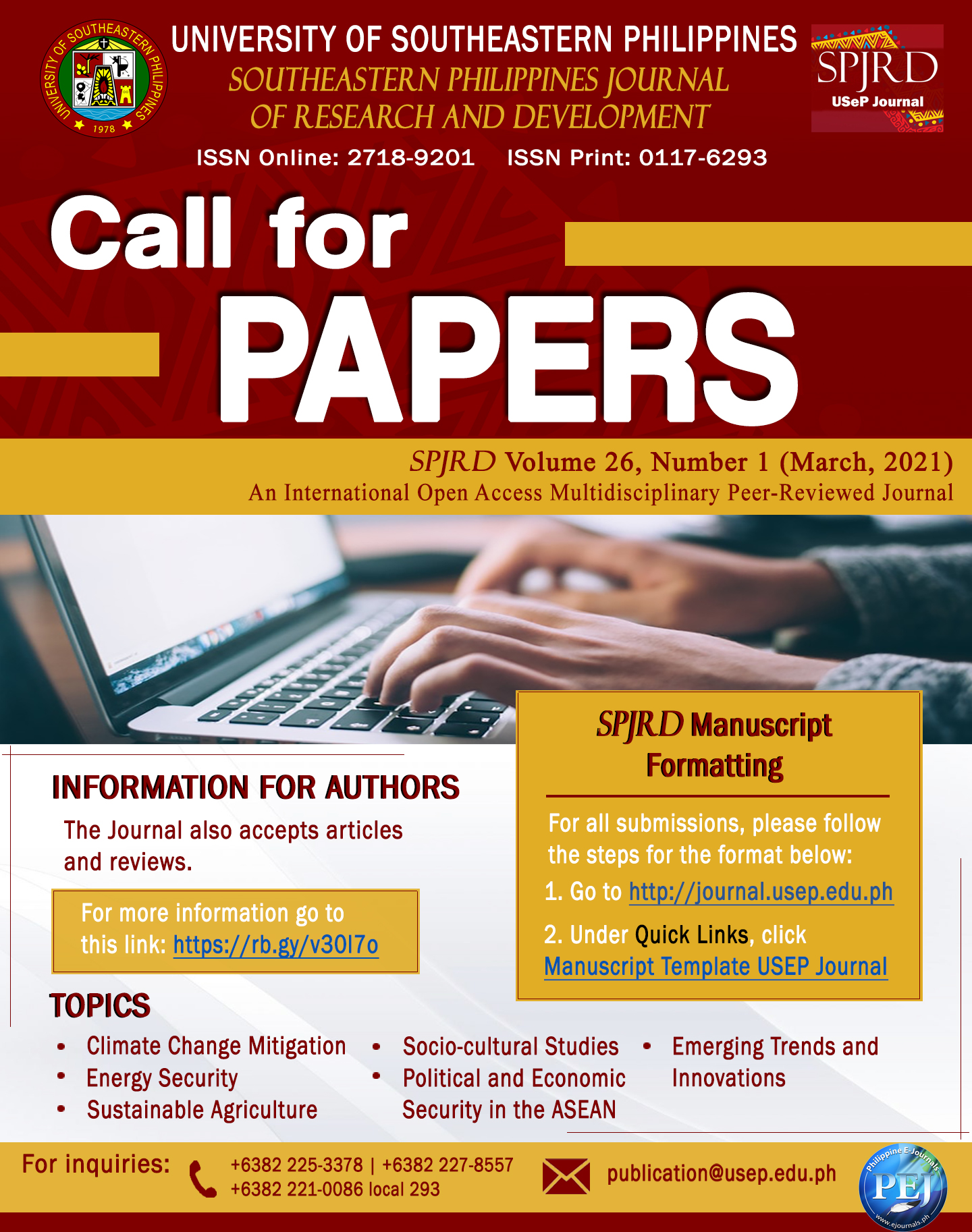 Announcements Southeastern Philippines Journal Of Research And Announcements Southeastern Philippines Journal Of Research And